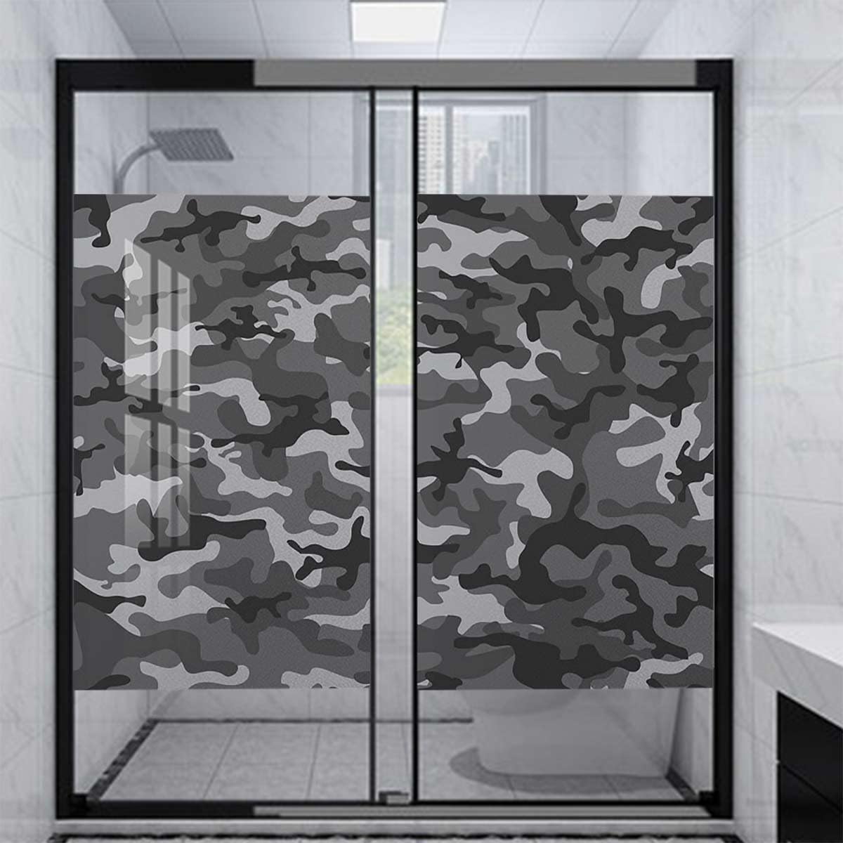 Amazon.com: Coconut Grey Window Film, Vinyl Clings,Static Door Window ...