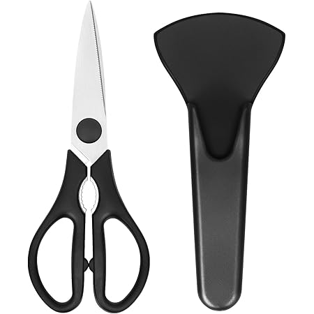 Amazon.com: Zuzulopo Kitchen Scissors,with Magnetic refrigerator Holder ...
