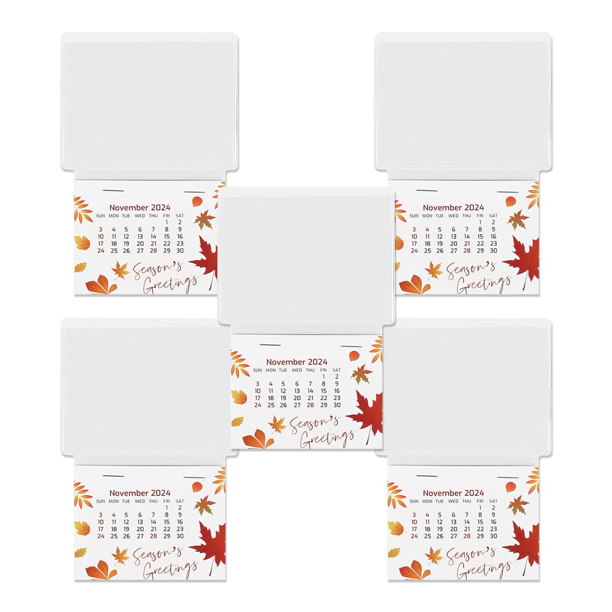 Amazon.com: 5Pcs 2025 Mini Stick on Calendar Peel and Stick Calendar ...