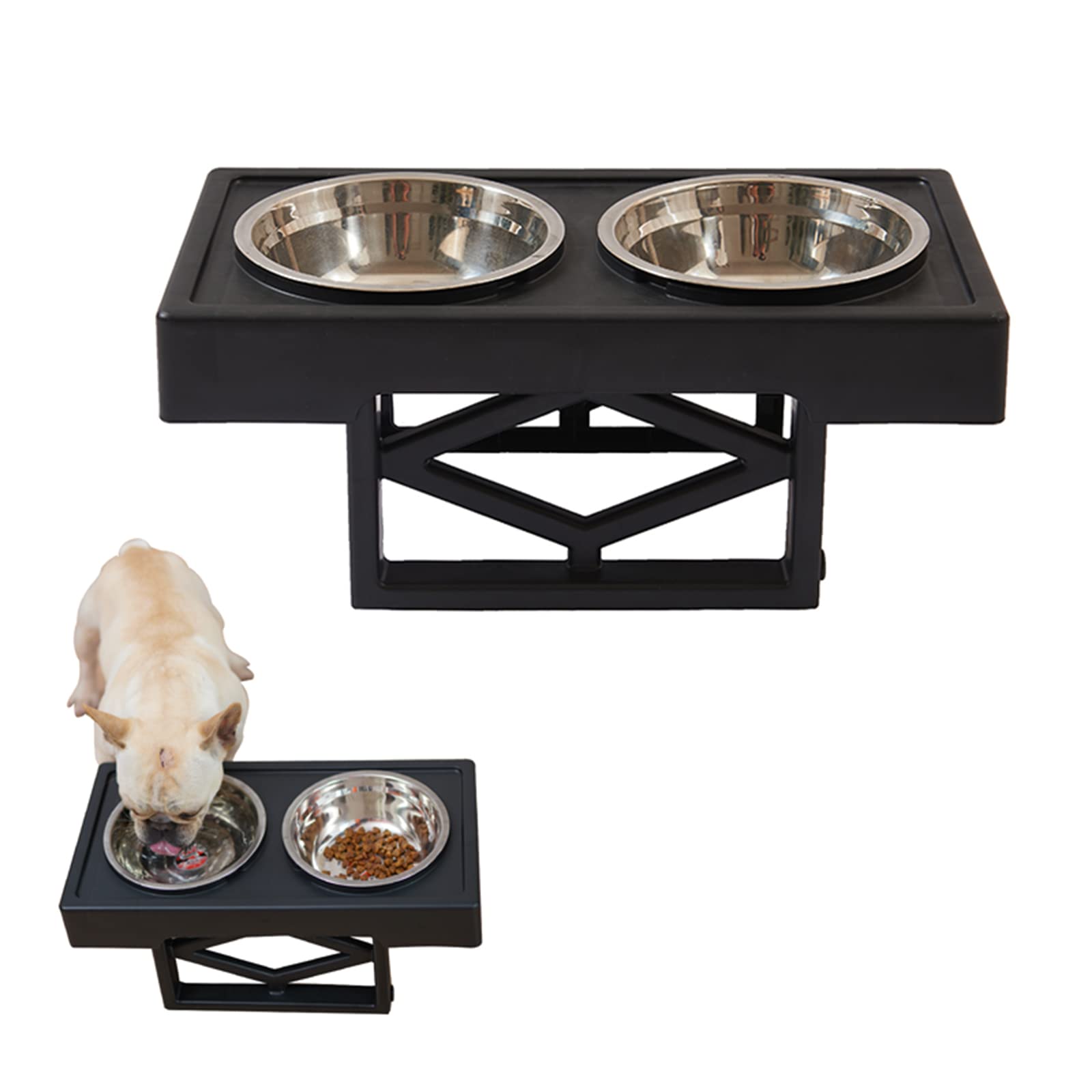 Dog Stations Food Bowl Stand Dog Food Bowl, Customize Floating Raised