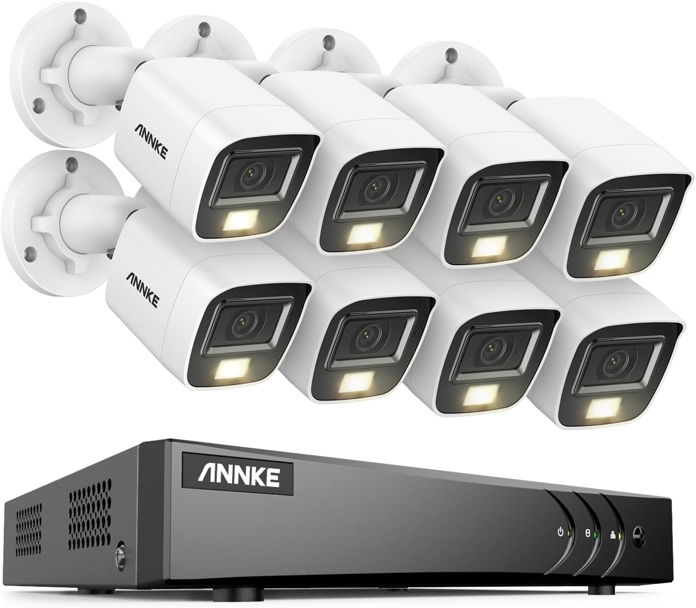 ANNKE 16CH Home Security Camera System, 5-in-1 3K Lite DVR Recorder with AI Human/Vehicle ...