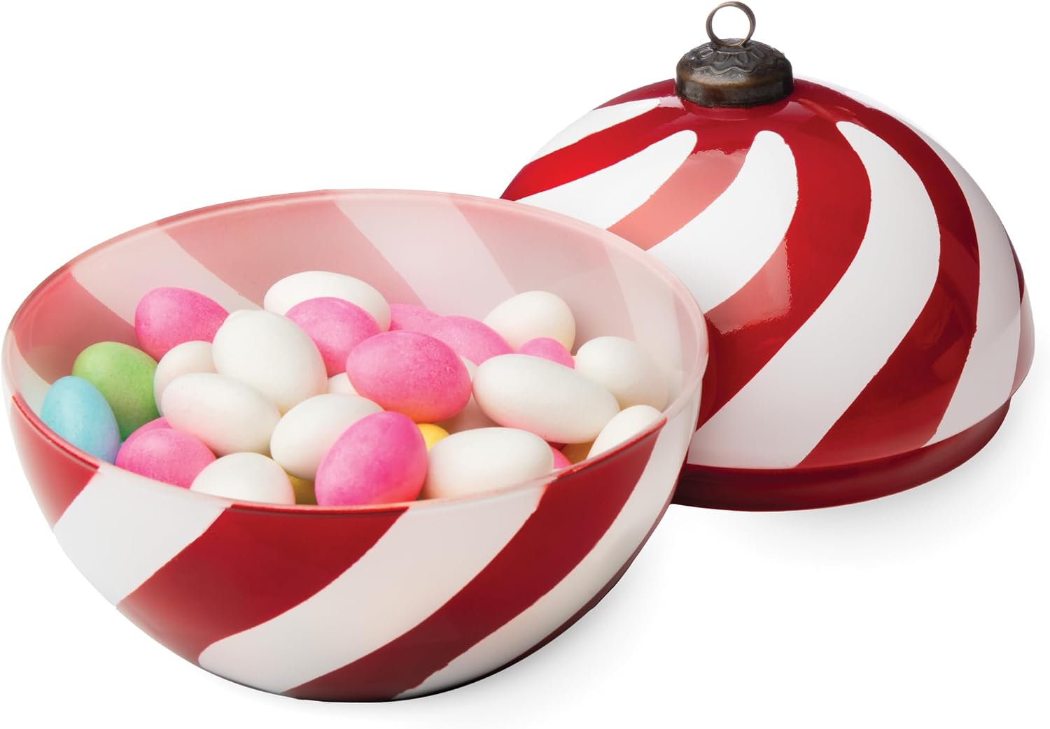 Amazon.com | Godinger Candy Bowl, Candy Server, Holiday Candy Bowl ...