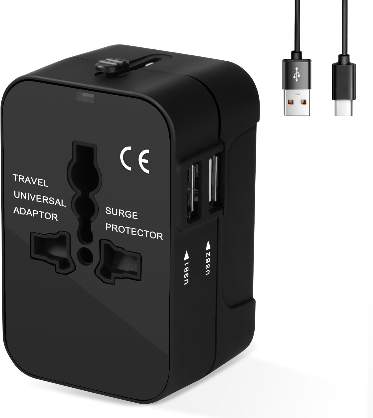 Adaptateur de Voyage Universel, avec Prise EU UK USA AUS CN, Chargeur ...