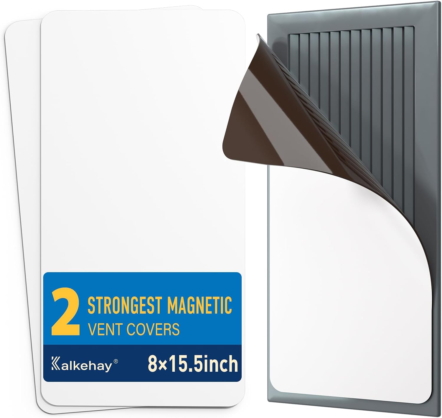 2 Pack Strong Magnetic Vent Covers for Home Ceiling, 8x15.5 Inches ...