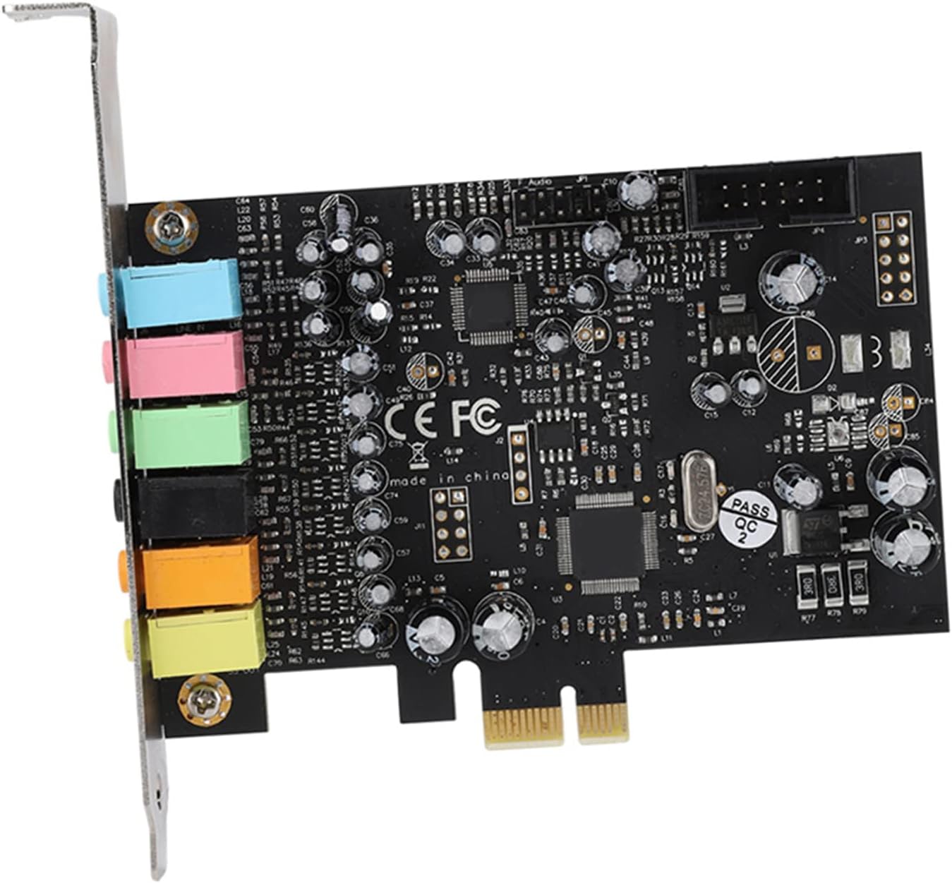 Amazon.com: PCIE Audio Card, 7.1 Channel HiFi 8 Track Internal Surround ...