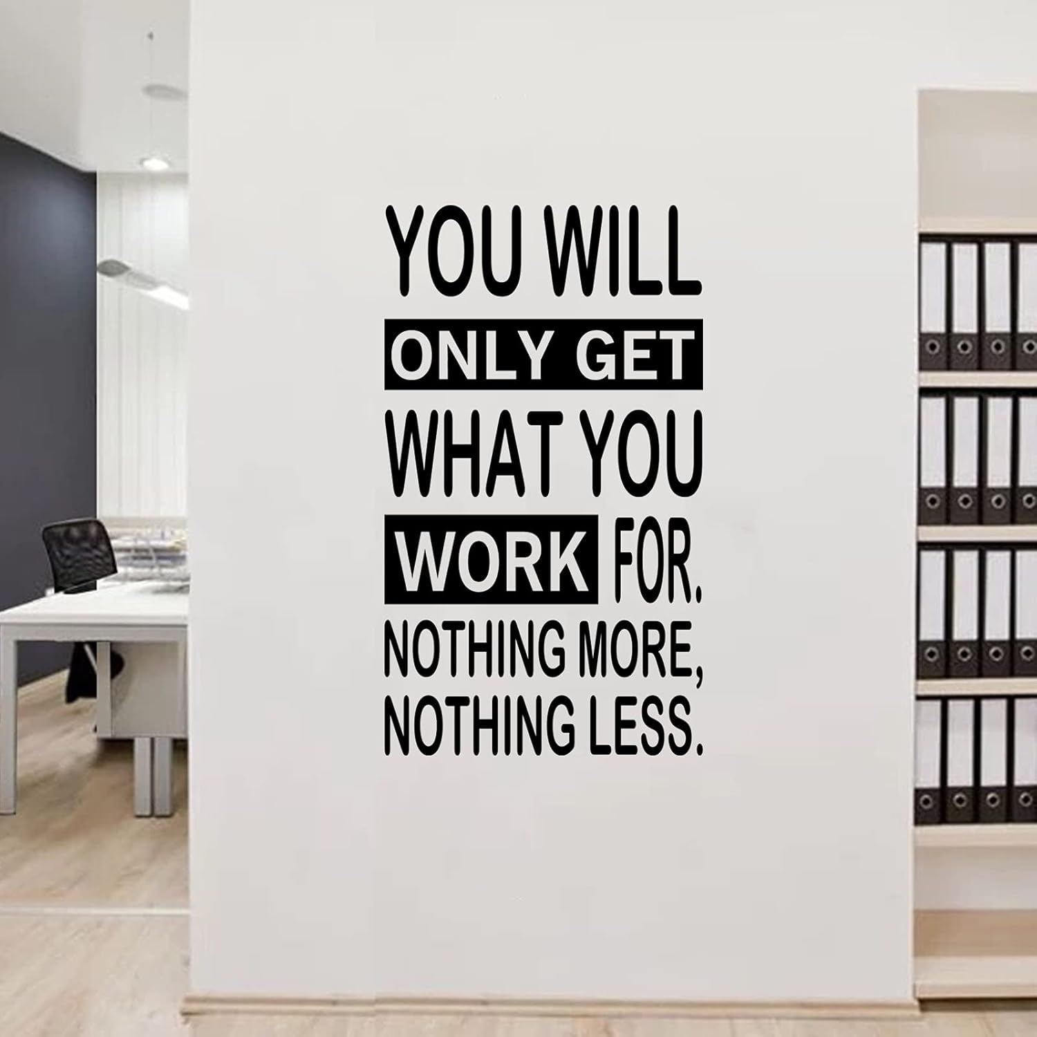 Amazon.com: AnFigure Inspirational Wall Decals, Office Wall Decals ...