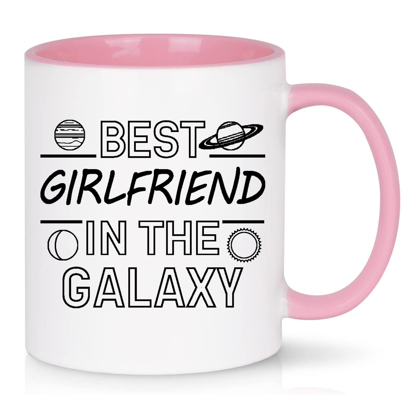 Best Girlfriend In The Galaxy Mug, Funny Girlfriend Mug, Best ...