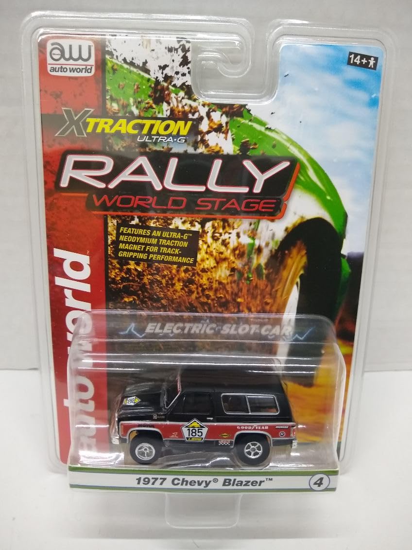 Amazon.com: Auto World SC393-4B Rally World Stage 1977 Blazer HO Scale ...