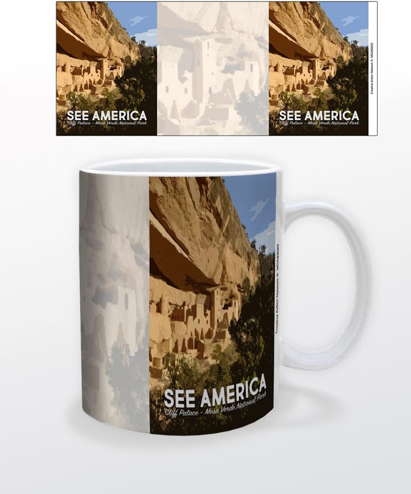 Amazon.com: See America Cliff Palace 11 Ounce Mug : Home & Kitchen