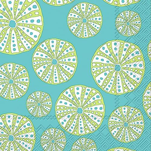 Amazon.com | Turquoise Urchin Party Paper Napkins - 40 Count (2 Packs ...