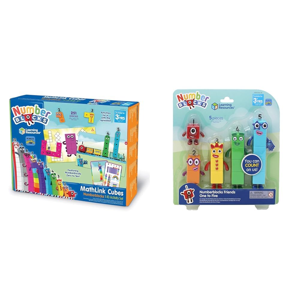 Buy Learning Resources LSP0949-UK MathLink Cubes Numberblocks 1-10 ...