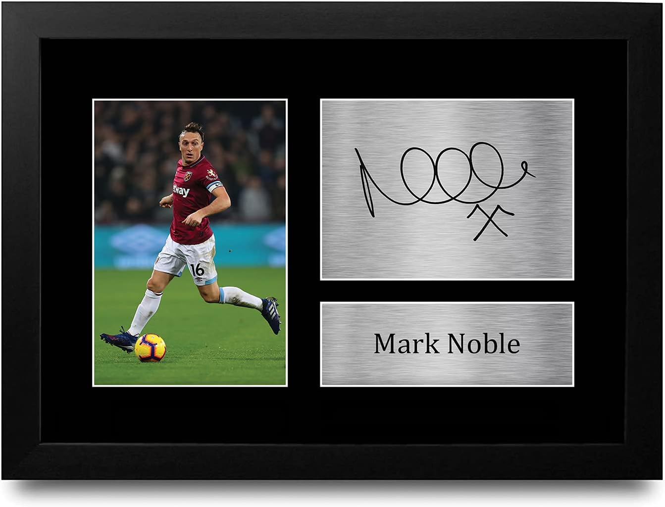HWC Trading FR Mark Noble Gift Signed FRAMED A4 Printed Autograph West ...