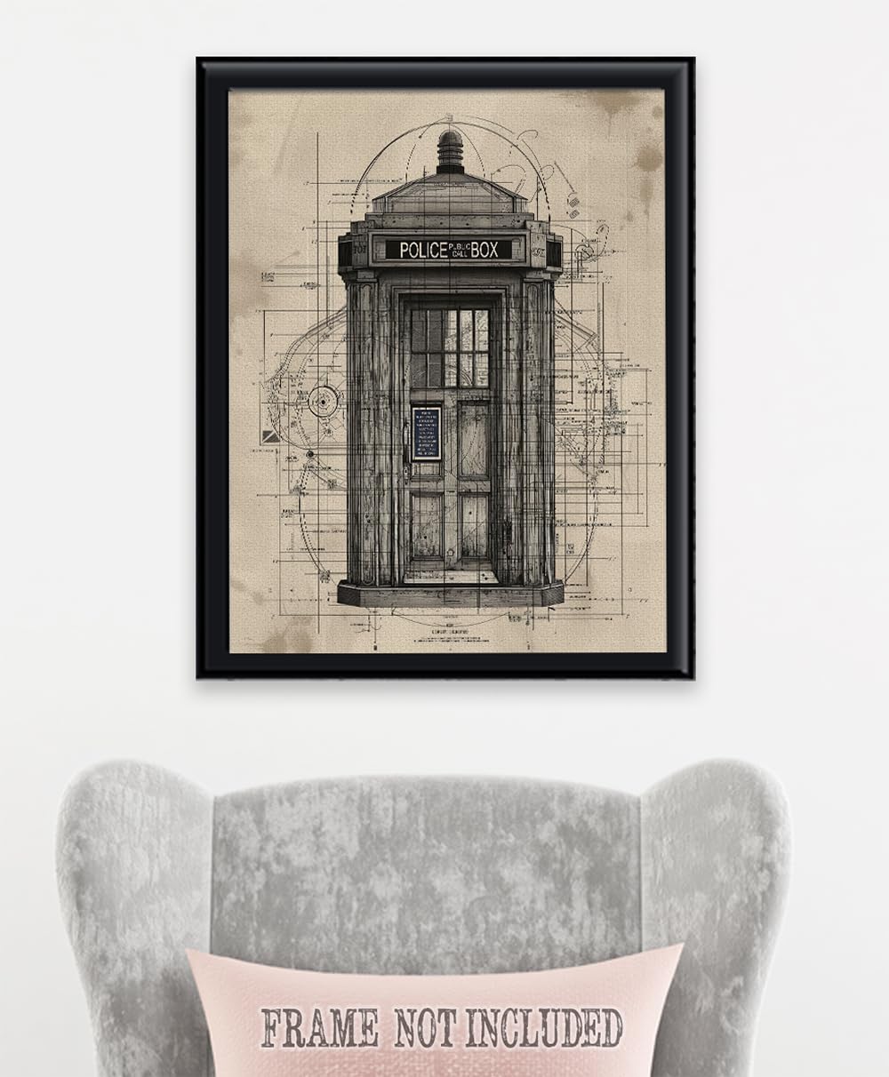 Tardis Drawing Outline