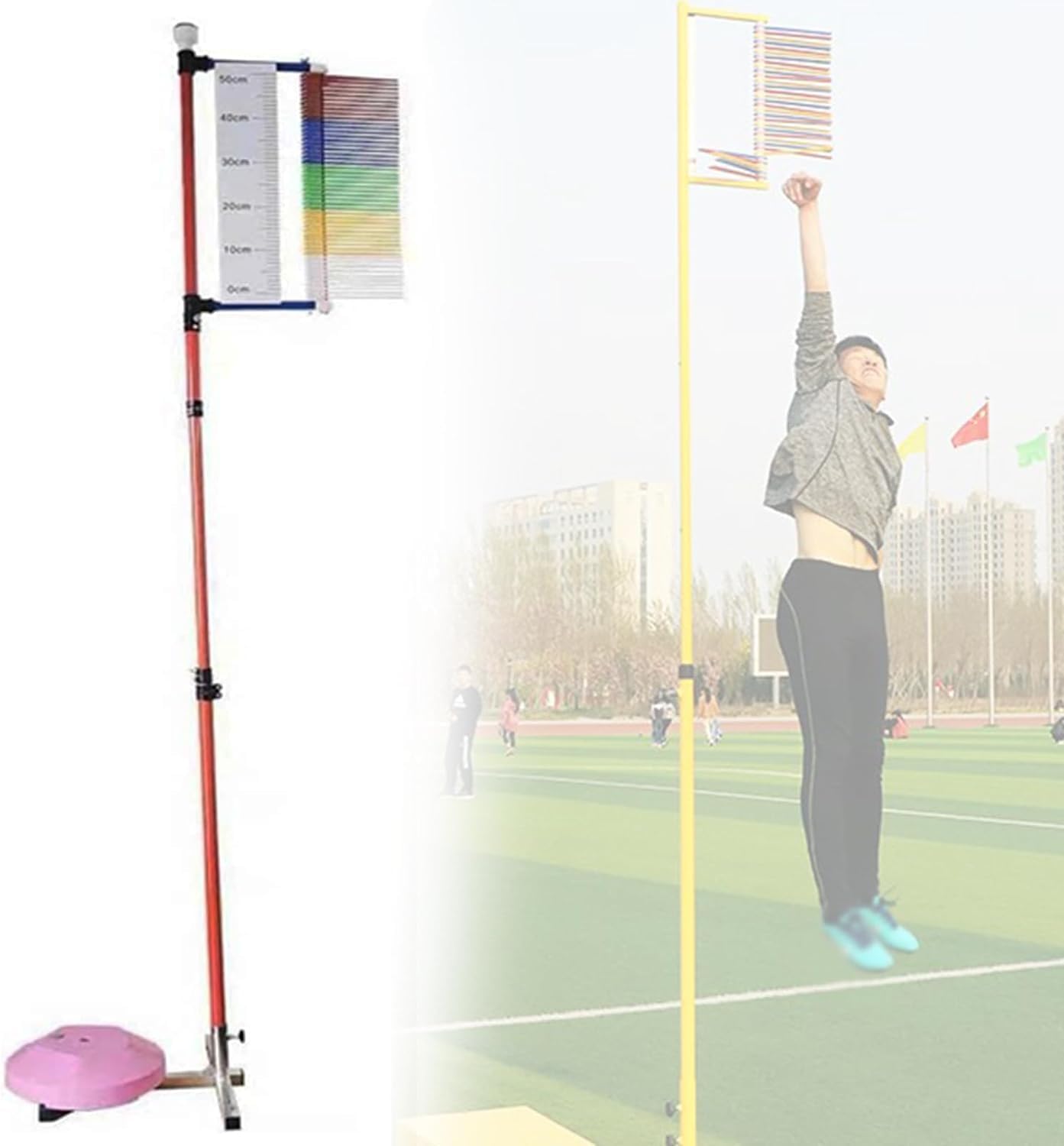 Amazon.com: SUNJPINBDNLW Vertical Jump Measurement Tool Adjustable ...