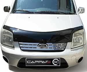 For FORD TRANSIT CONNECT GLOSS BLACK BONNET WIND STONE DEFLECTOR ...