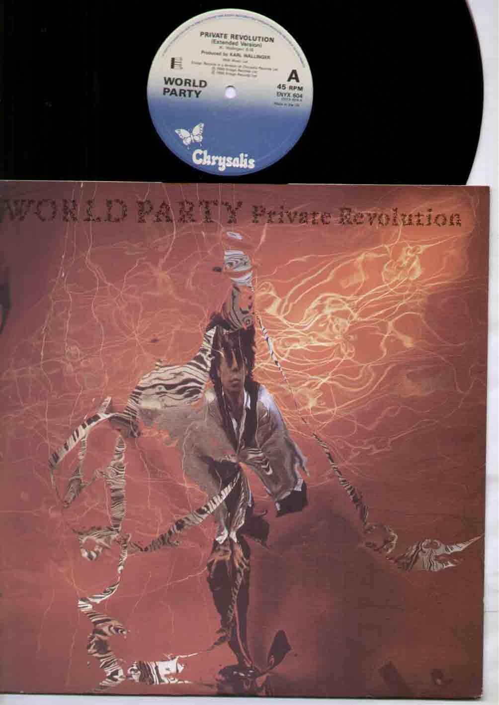 WORLD PARTY - PRIVATE REVOLUTION - 12 inch vinyl by : Amazon.co.uk: CDs ...