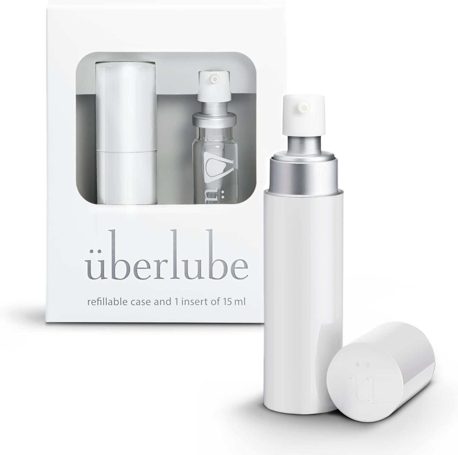 Amazon.com: Uberlube Silicone Lube - Pearl Travel Kit 15ml Unscented Silicone Lubricant Personal ...
