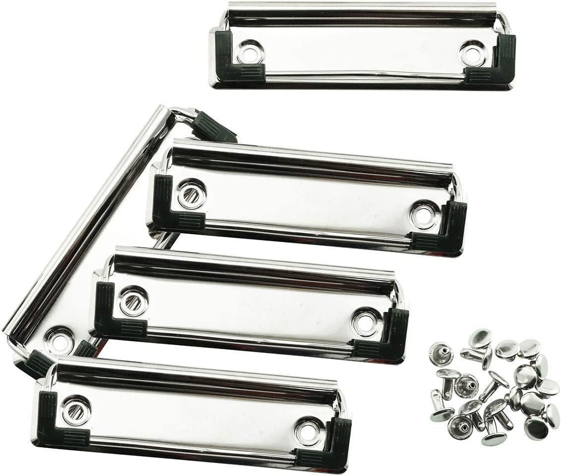 Amazon.com : TAODAN 5pcs Metal Clipboard Clips with Rubber Feet ...