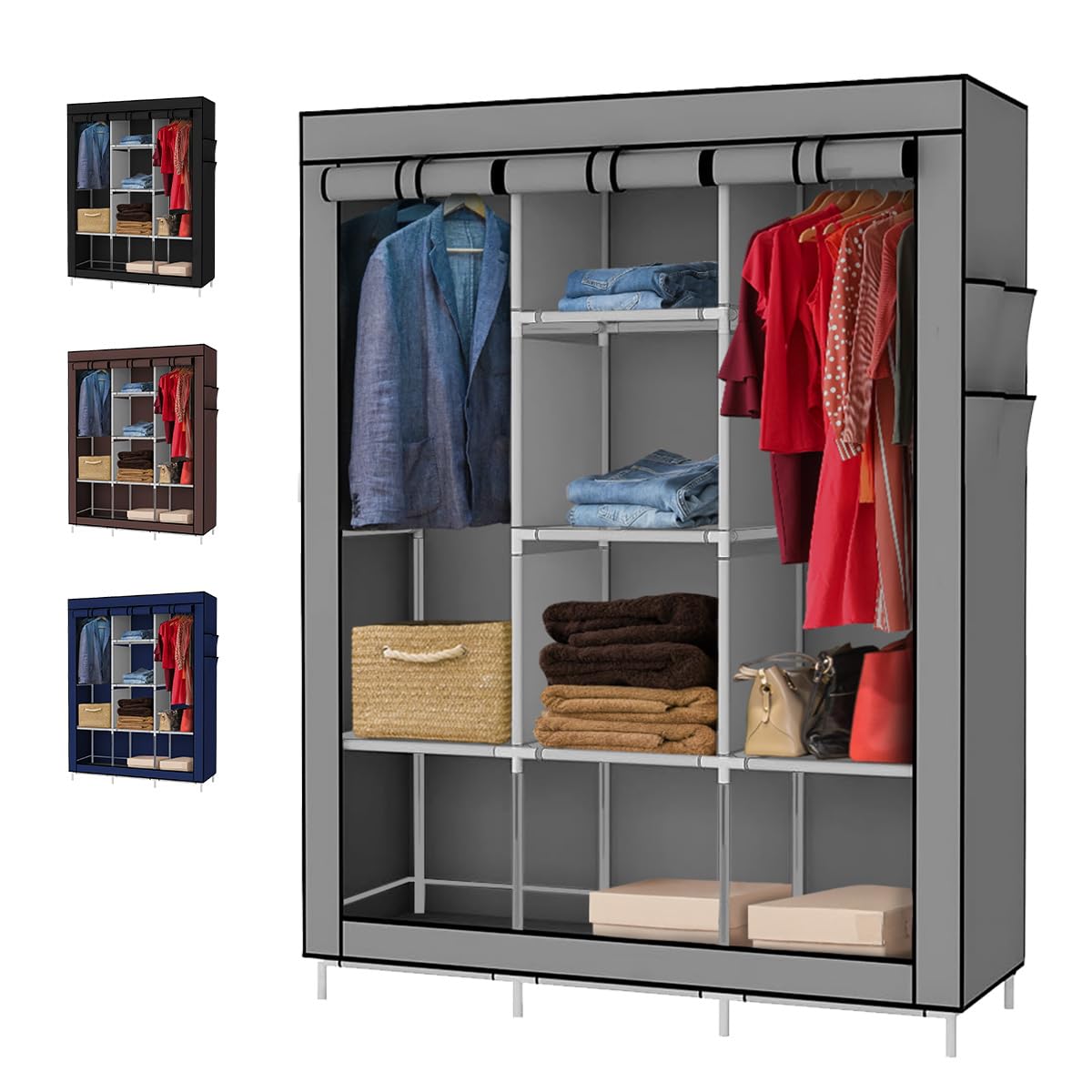 SELECTSHOP Closet Organizador De Ropa Closet Armables De Tela para Ropa ...
