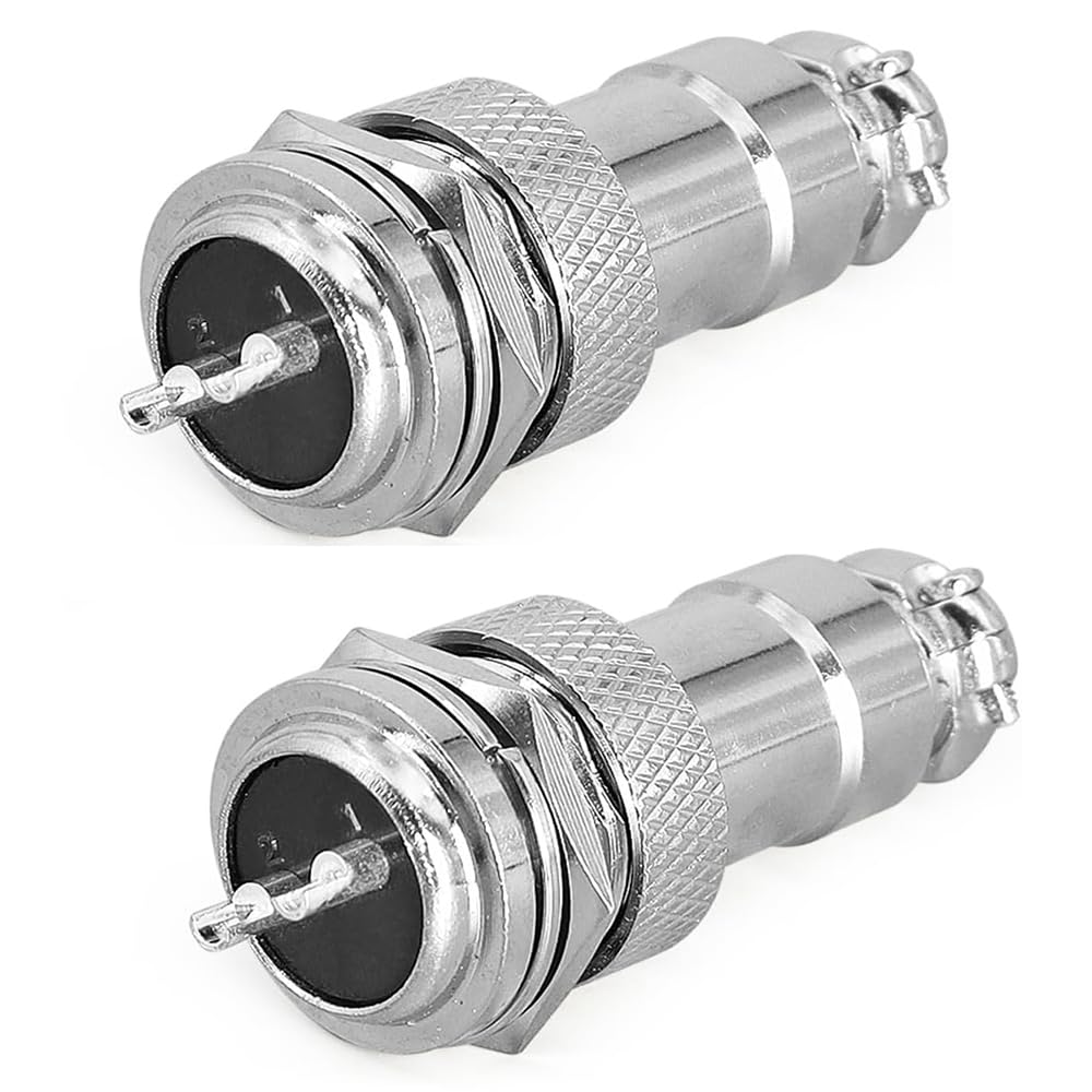 Amazon.com: 2 Pack of GX16 Circular Aviation Connector 16MM Wire Panel ...