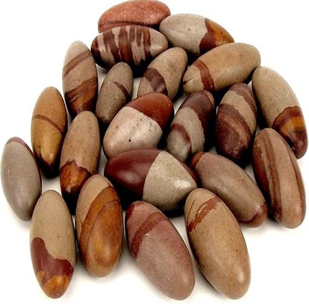 Amazon.com : Narmada shiva Lingam Pocket Stone 2" inch (51 piece Lot ...