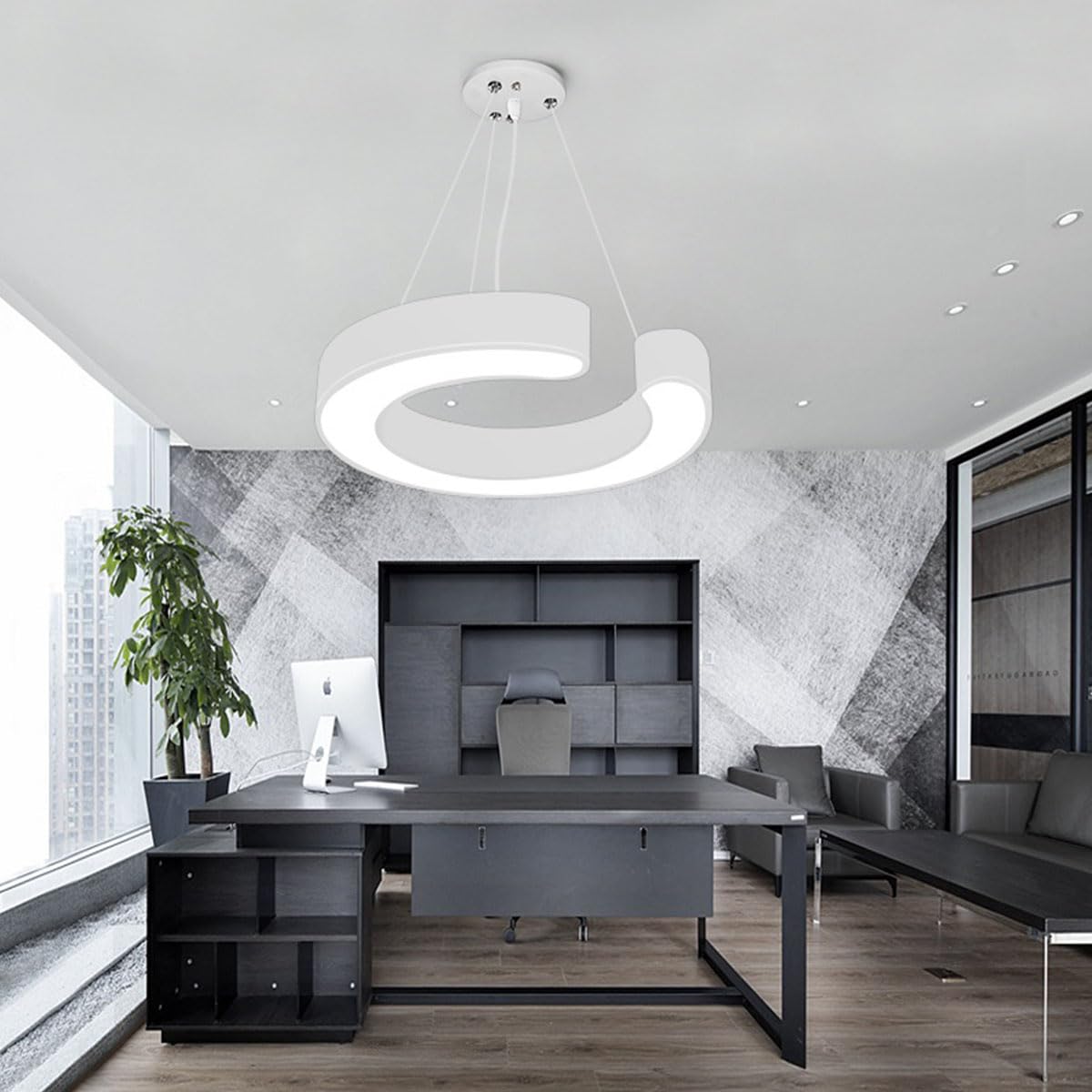 Conference Room Pendant Light Circular LED Pendant Light