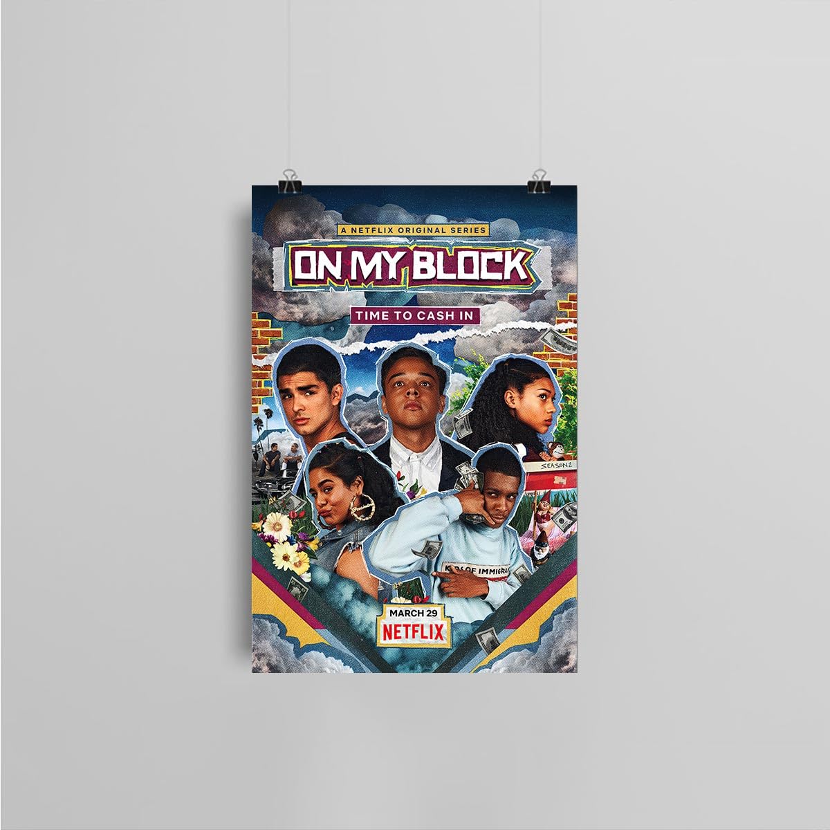 Snapklik.com : On My Block Movie Poster Vintage Room Aesthetic Wall Art ...