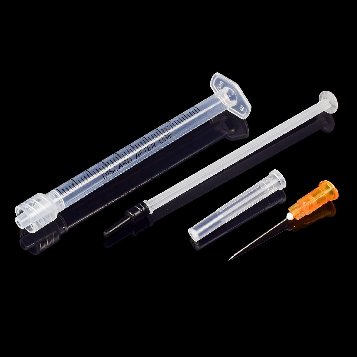 Jeringas desechables de 1 cc y aguja de 30 G de 516 pulgadas, paquete ...