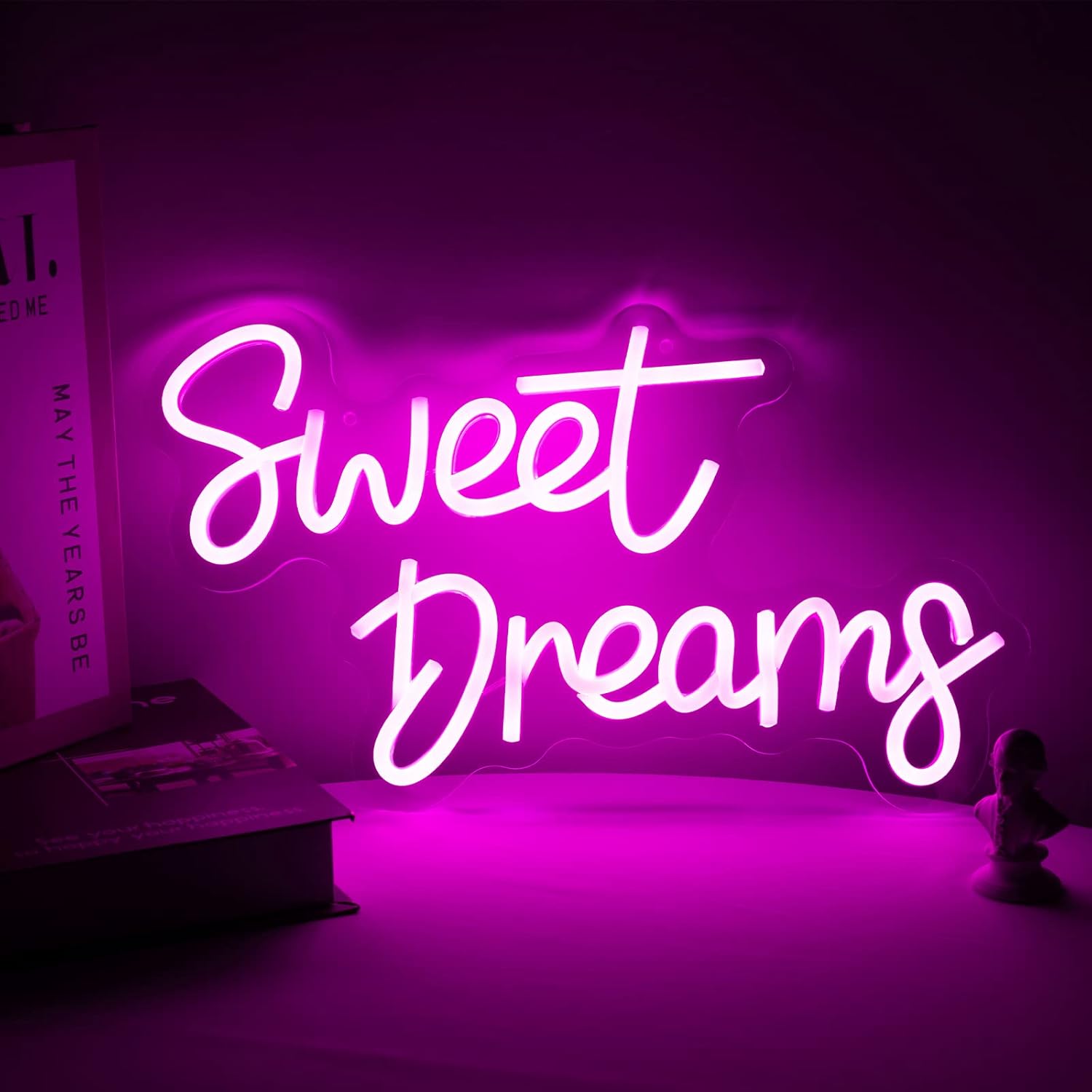 Amazon.com: NBZJ Sweet Dream Neon Sign Led Pink Neon Light Up Signs for ...