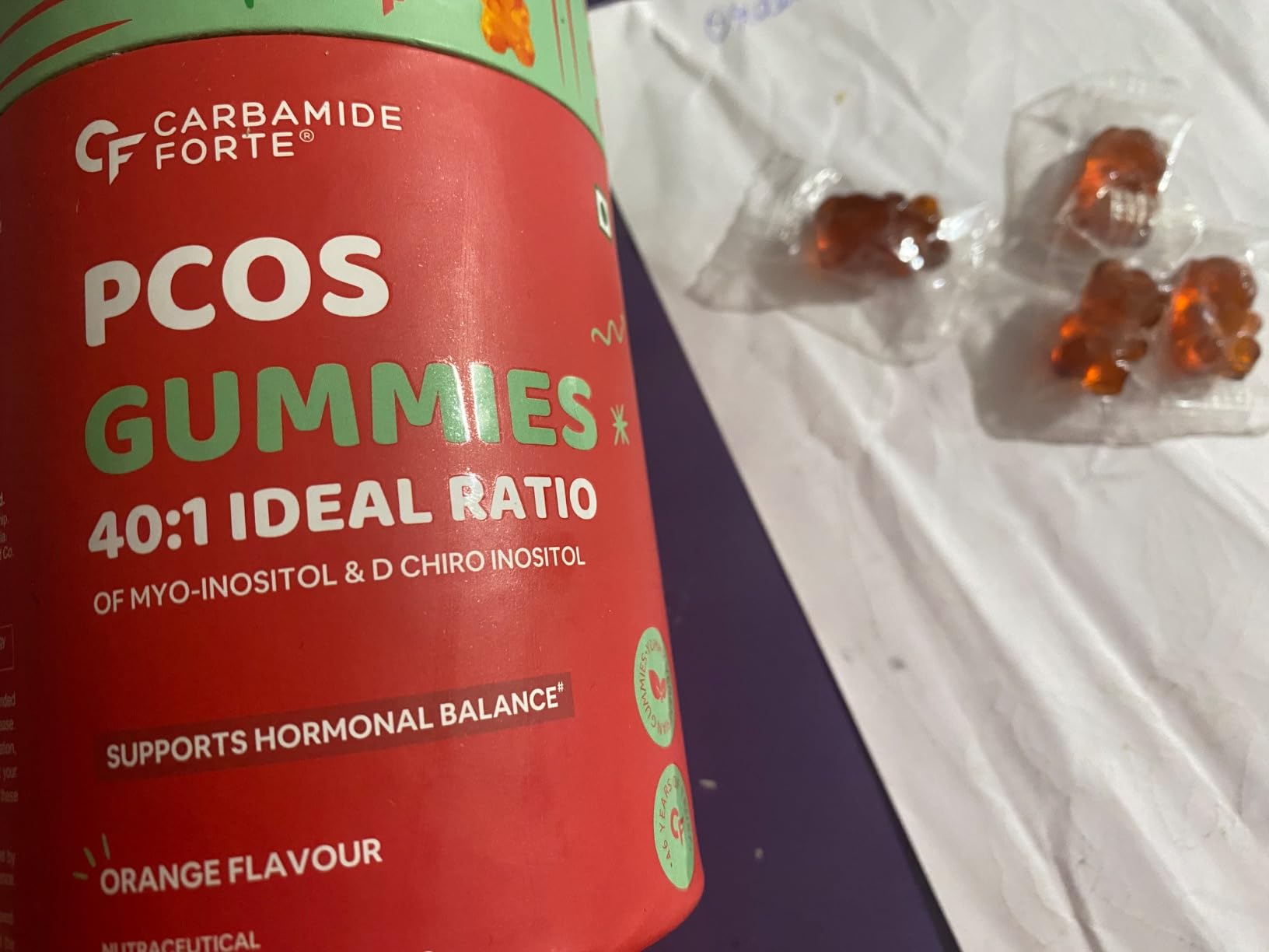 Carbamide Forte PCOS Supplements for Women with 40:1 Ratio of Myo Inos