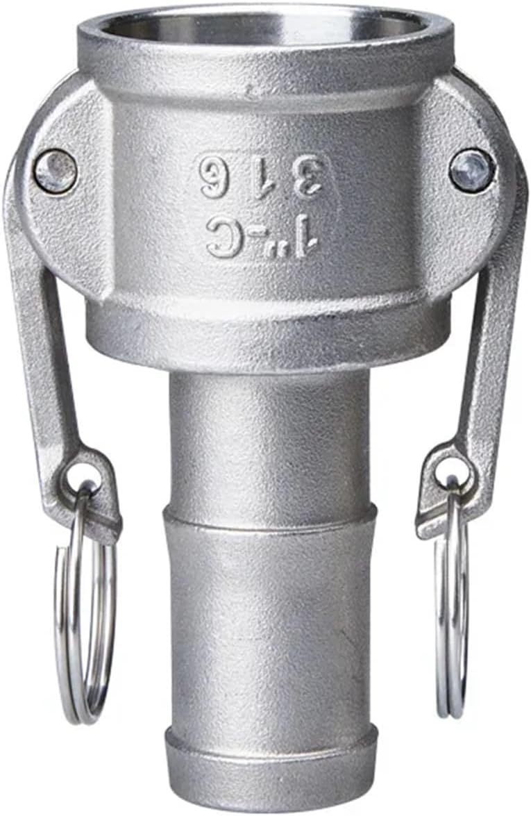 Amazon.com: 1/2" 3/4" 1" 1-1/4" Camlock Groove Fitting 304 Stainless ...