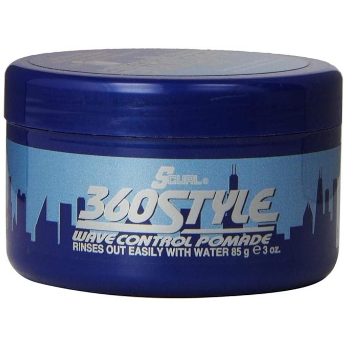 Amazon.com: Lusters S-Curl 360 Wave Control Pomade 3 Ounce (88ml) (2 ...
