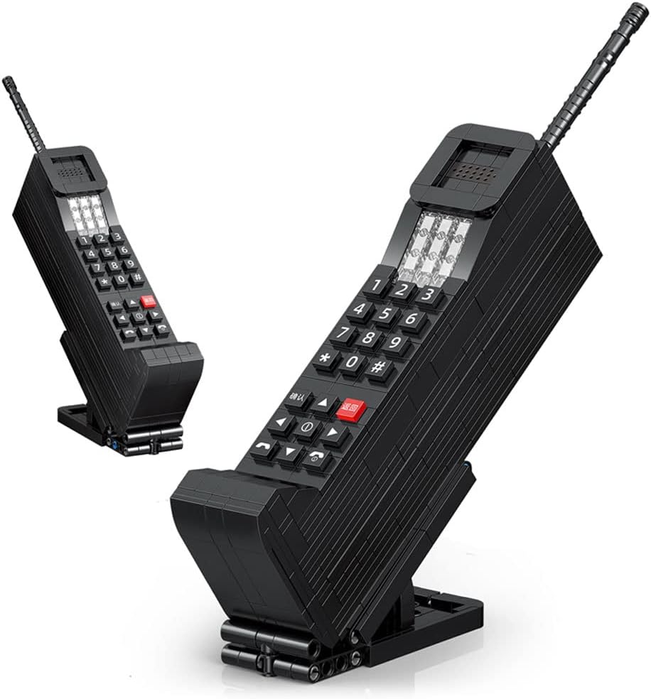 Amazon.com: ENHANA Vintage Telephone Mobile Phone Building Blocks with ...