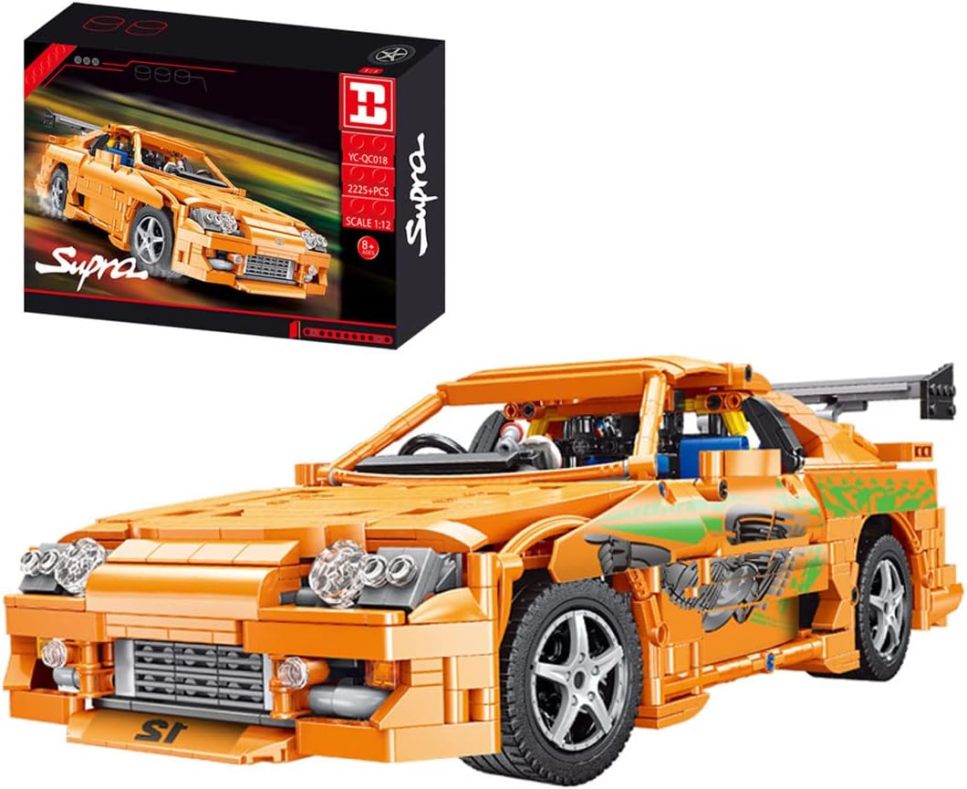 Amazon.com: JoyMeet Dr.Bricks Technik 1:12 Supra Sport Car Building ...