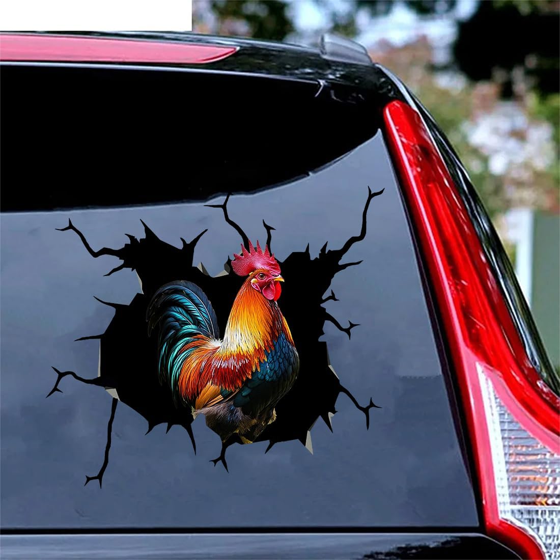 Amazon.com - Chicken Car Decals, Chicken Stickers - 3D Realistic Farm ...