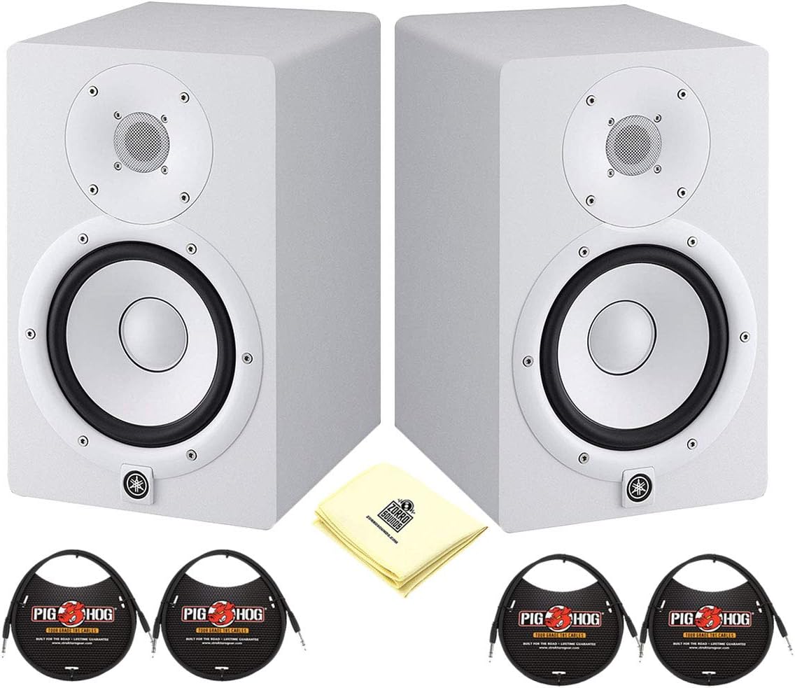 Amazon.com: Yamaha HS Powered Studio Monitor Bundle (Yamaha HS7 Studio ...