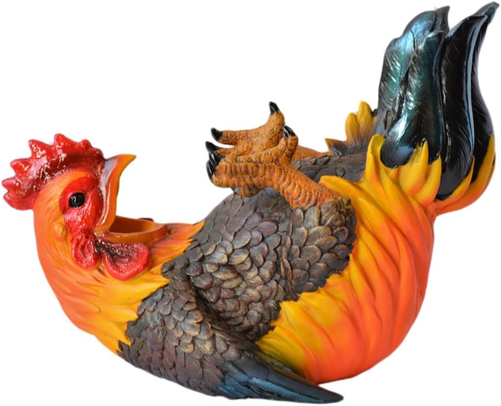 Amazon.com: Drinking Rooster Wine Bottle Holder French Country Farm ...