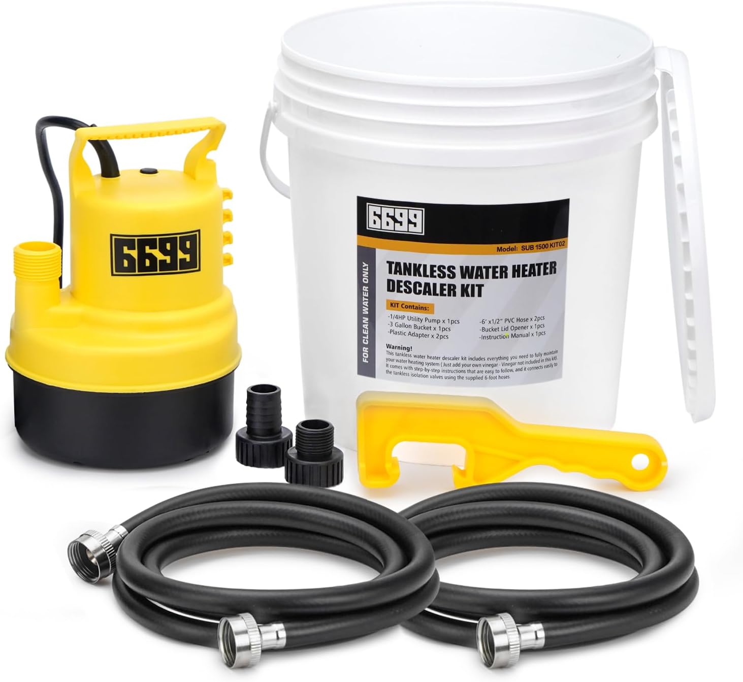 Chromex Tankless Heater Descaler Kit - Just Add Vinegar or Your Own ...