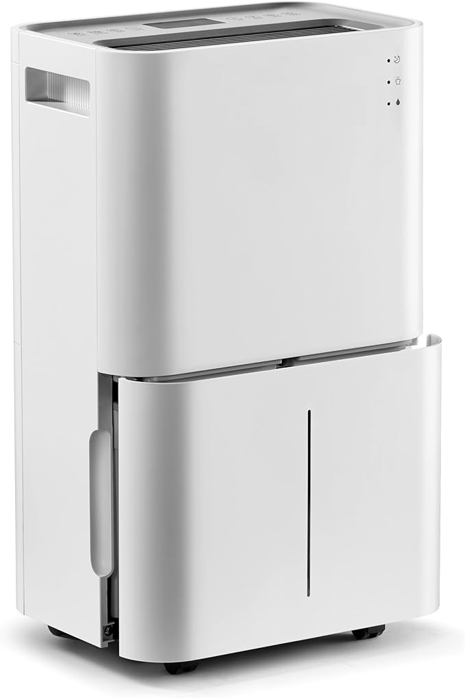 20L/Day Dehumidifiers for Home with Intelligent Humidity Control, Sleep & Continuous Mode, 24H ...