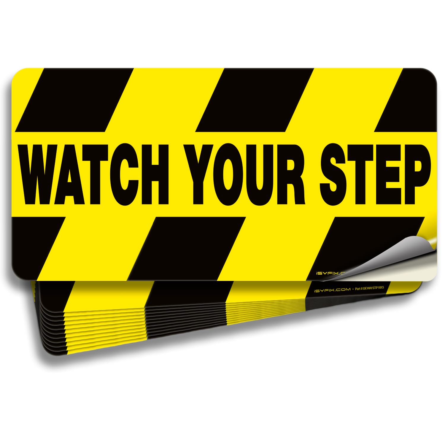 Snapklik.com : iSYFIX Watch Your Step Floor Decals Stickers - 12 Pack ...