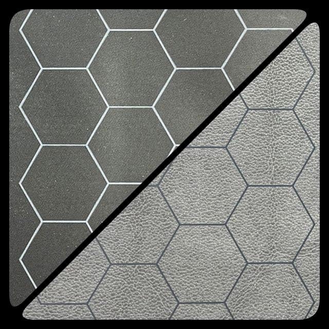 Amazon.com: Chessex Play Mat – Mat: 1” Hex 2 Sided Black/Grey Battle ...