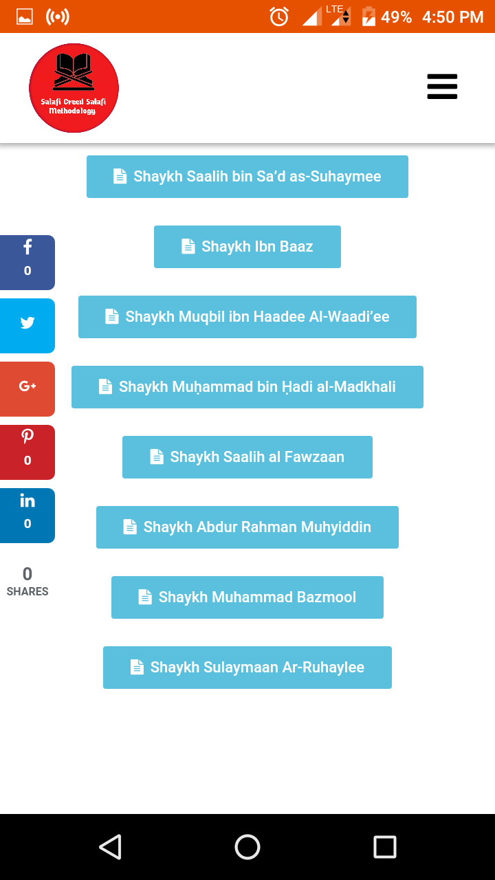 Salafi Creed Salafi Methodology - App on Amazon Appstore