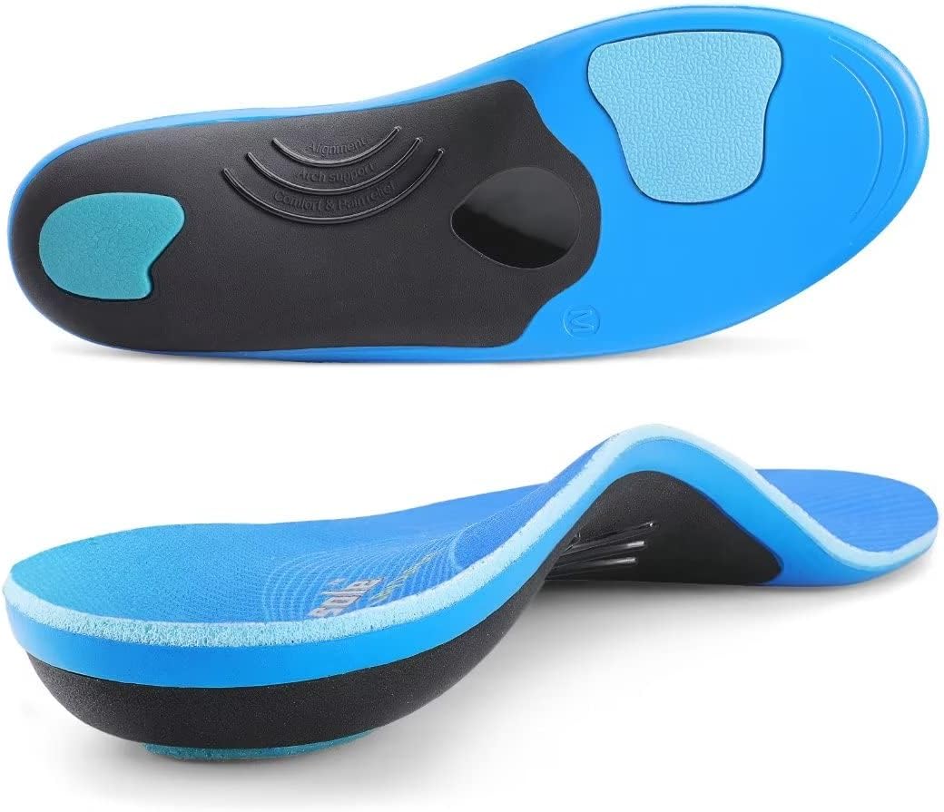 PCSsole High Arch Support Insoles, Plantar Fasciitis Inserts Flat Feet ...