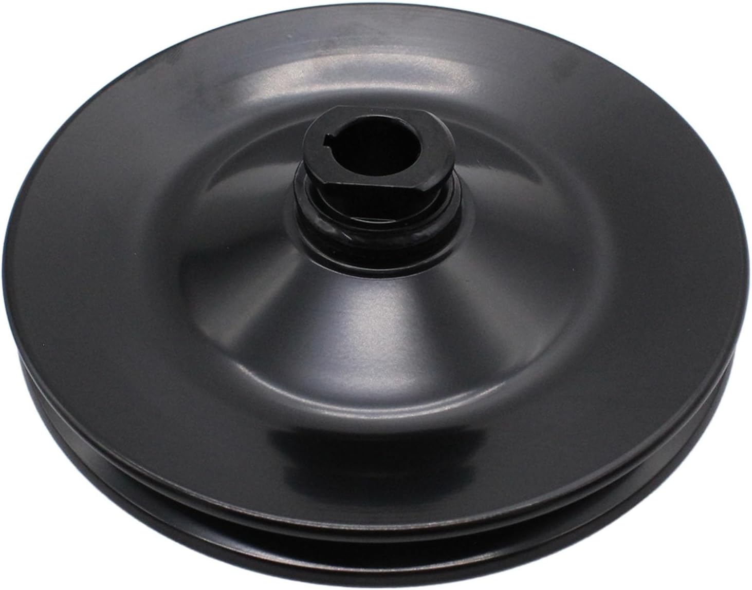 Amazon.com: YUCHENSHLP Black Power Steering Pulley Single Groove V-Belt ...