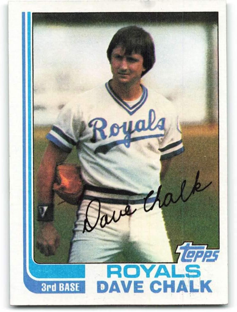 Amazon.com: Baseball MLB 1982 Topps #462 Dave Chalk Royals ...