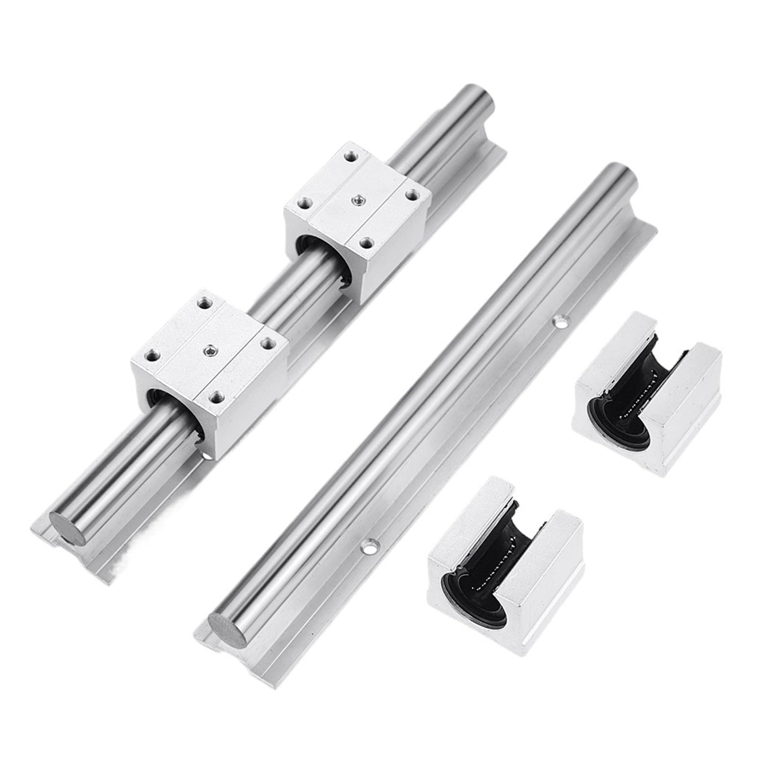 Linear Slide Sliding Rail Linear Bearing Slider Block 2PCS SBR20 Linear ...