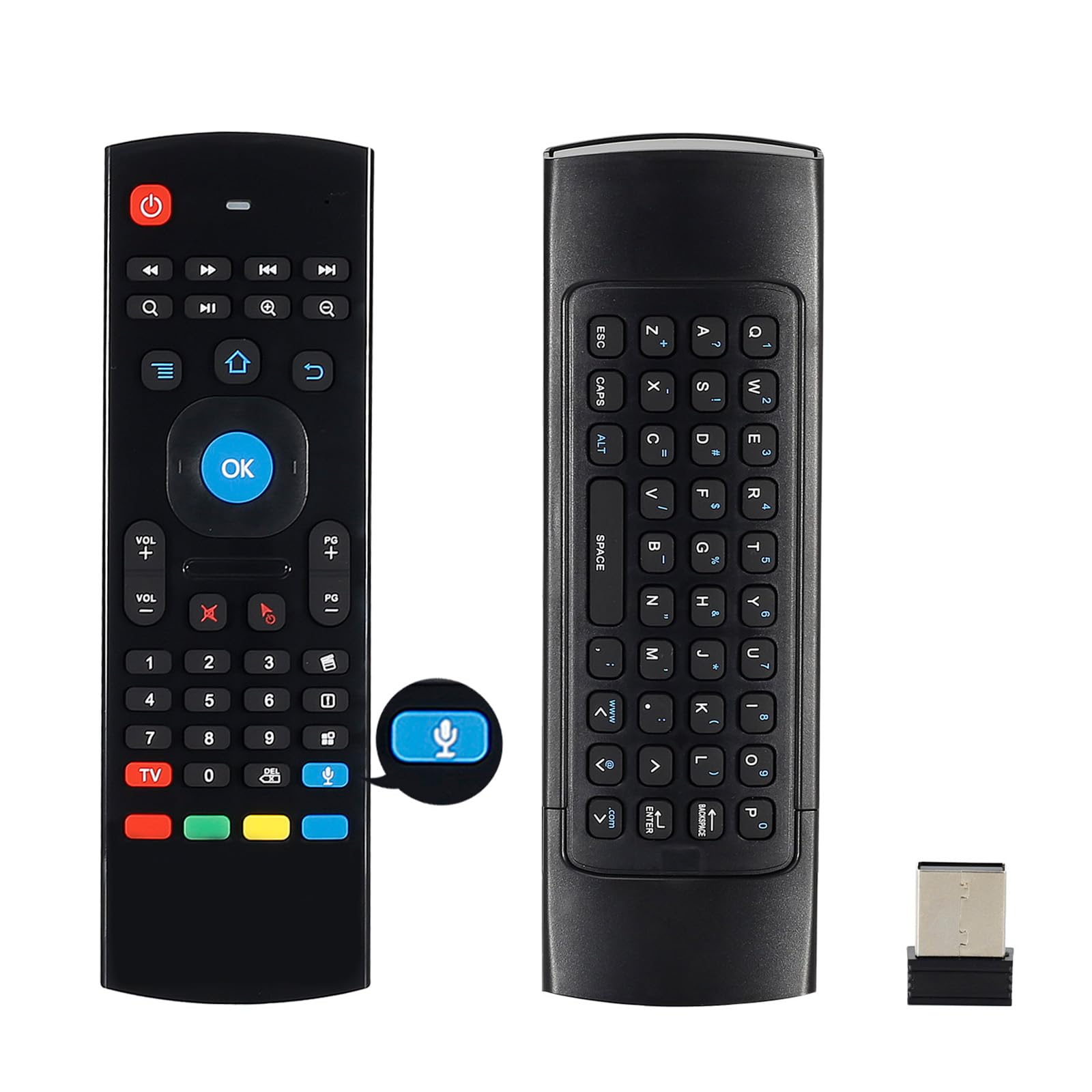 Amazon.com: MX3 Air Mouse Voice Remote Control, 2.4G Multifunctional ...