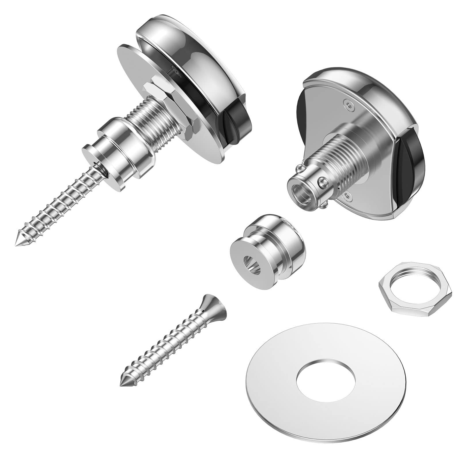 Snapklik.com : LEKATO Bass Guitar Strap Locks For For Electric Guitar ...