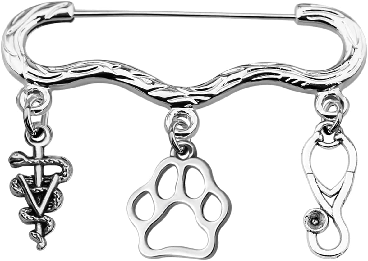 Amazon.com: Prestige Medical Emblem Pin, Veterinary Medicine : Clothing ...
