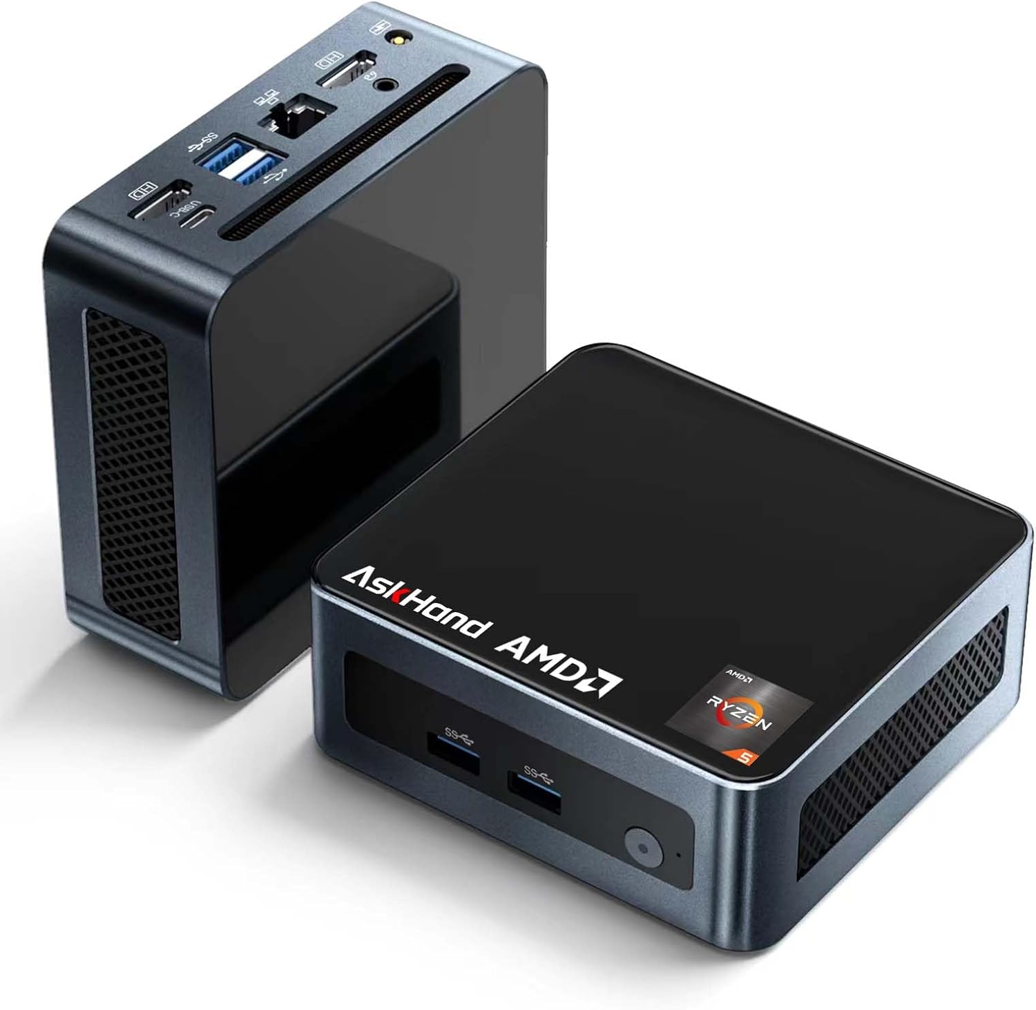 AskHand Mini PC AMD Ryzen 5 5500U (6C/12T Up To 4.0GHz) 16GB DDR4 RAM ...